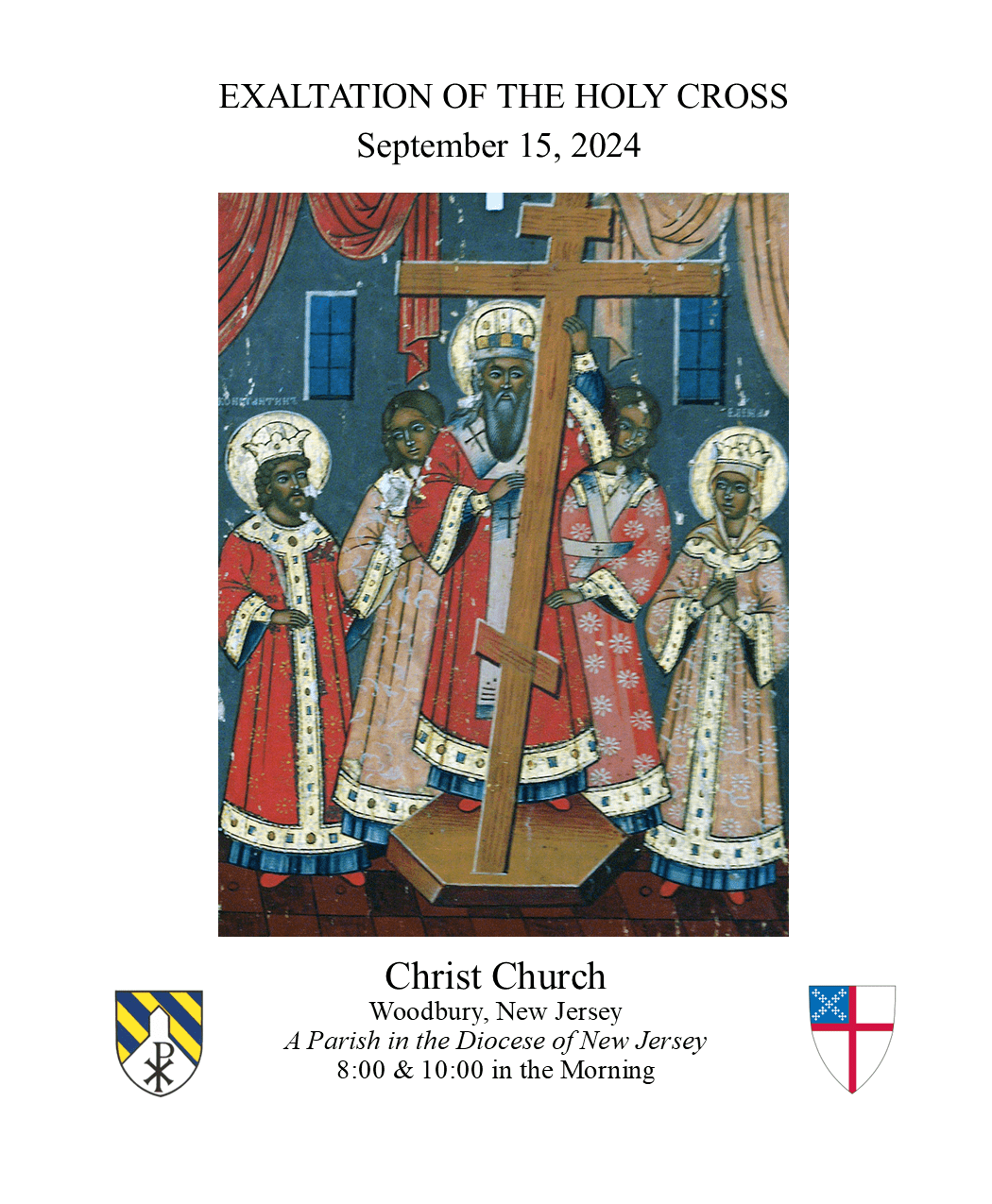 Exaltation of the Holy Cross – September 15, 2024 – Christ Church ...