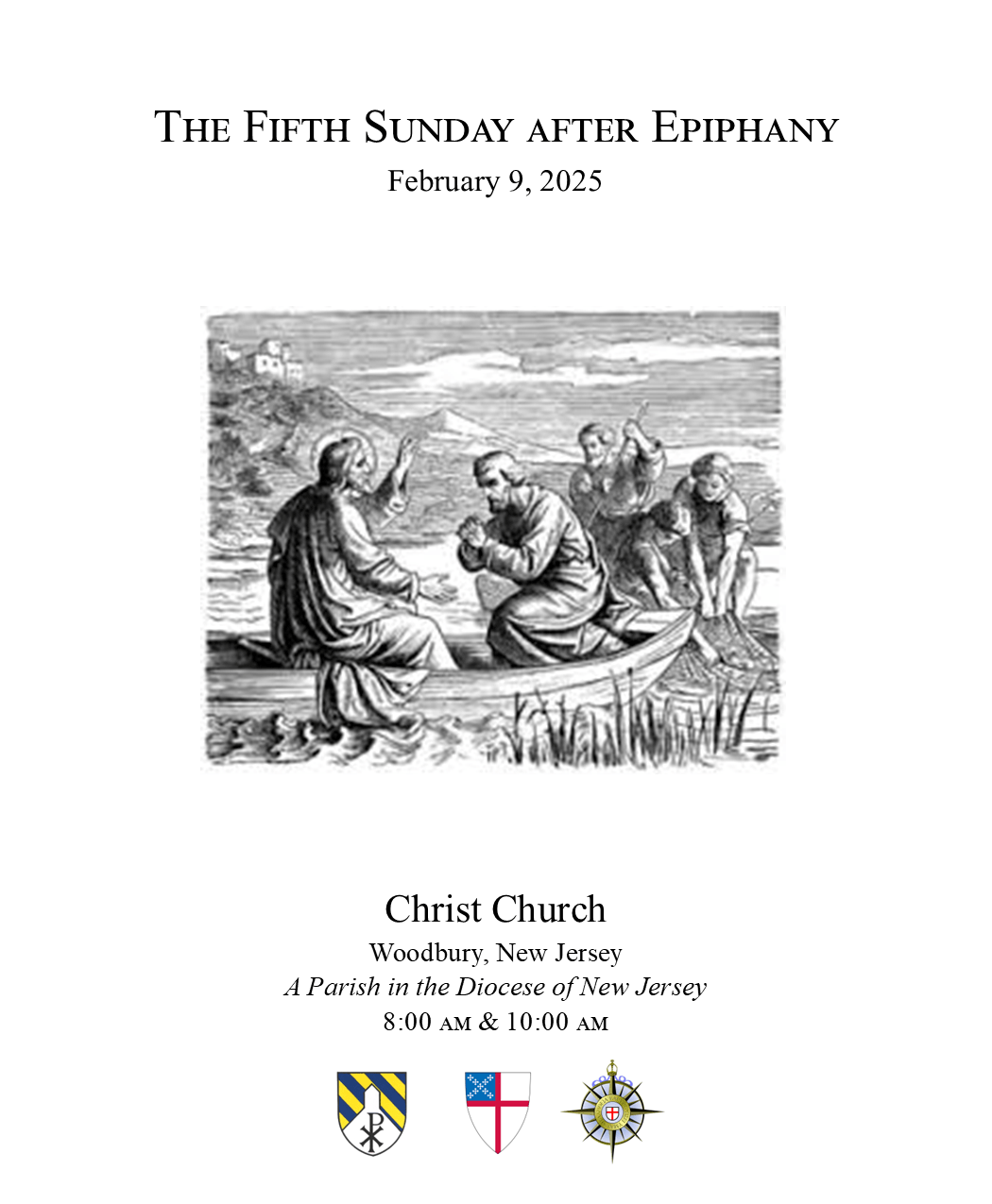 The Fifth Sunday after Epiphany - February 9, 2025 - Christ Church ...