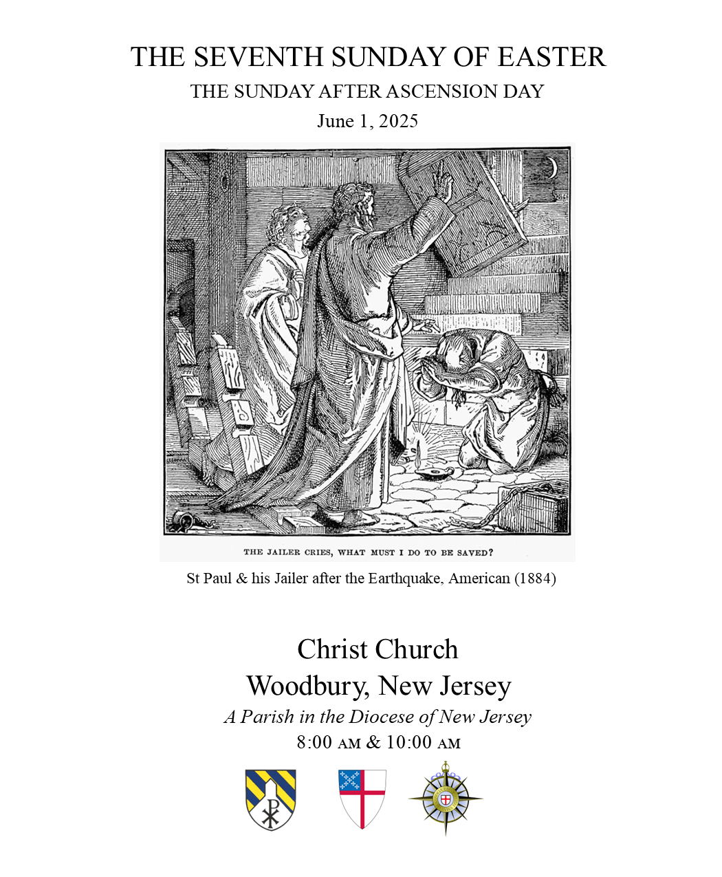 The Seventh Sunday after Easter - June 1, 2025 - Christ Church Woodbury ...