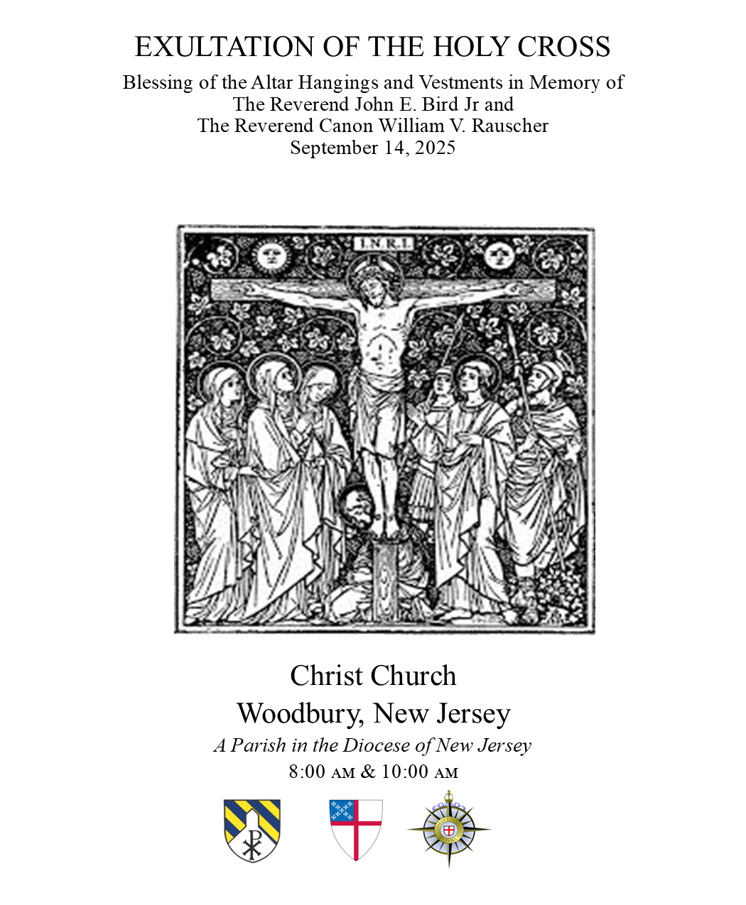 Exultation of the Holy Cross - September 14, 2025 - Christ Church ...
