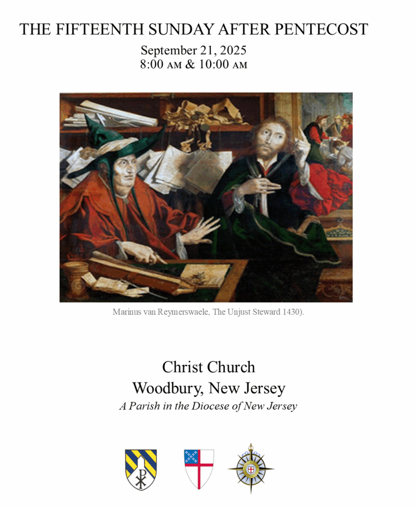 The Fifteenth Sunday after Pentecost – September 21, 2025 – Christ ...