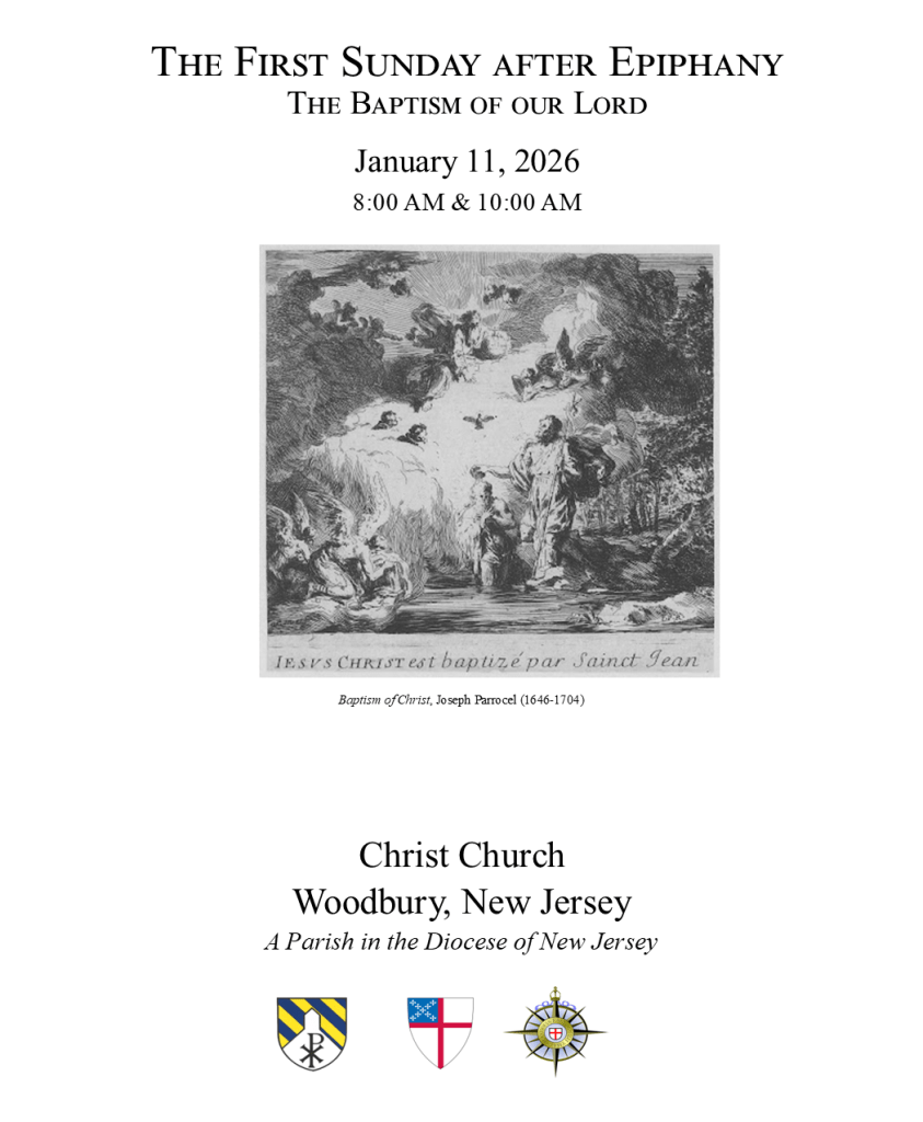 The First Sunday After Epiphany The Baptism of Our Lord January 11 ...